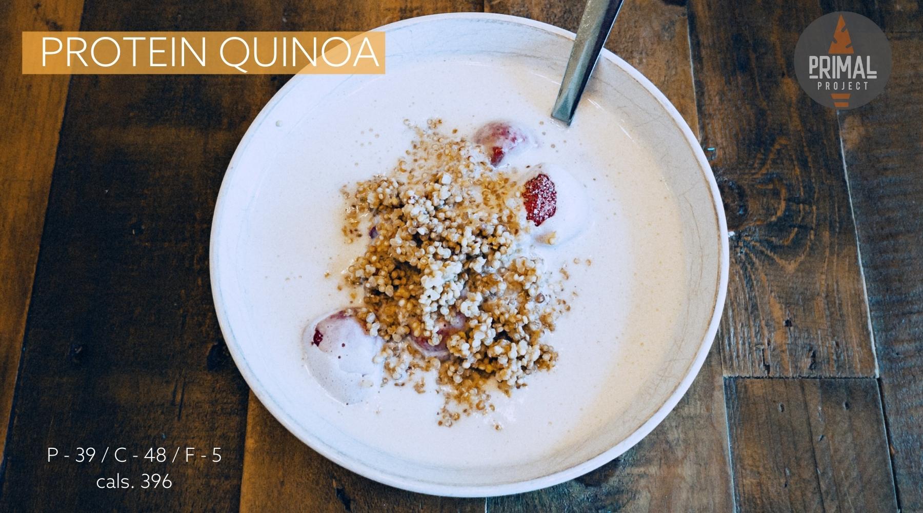 Sweet Protein Quinoa Bowl – The Primal Project